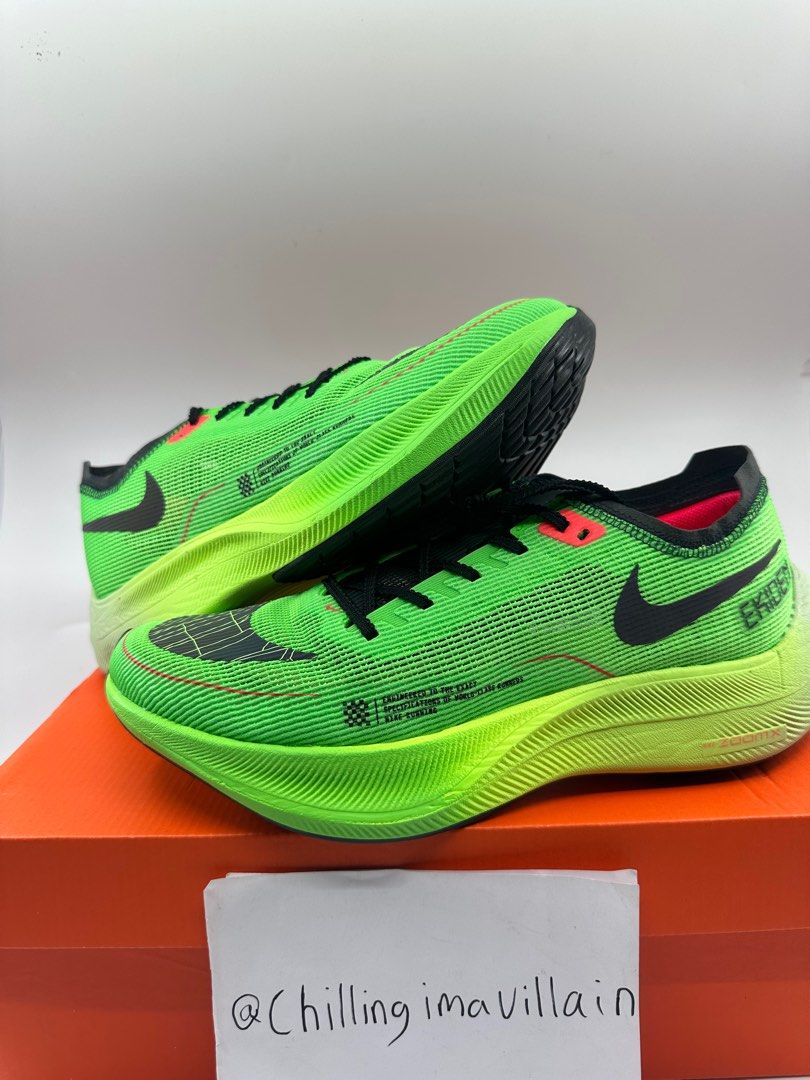 Nike Zoomx Vaporfly Next% Ekiden Zoom Pack Scream Green Bright Crimson ...