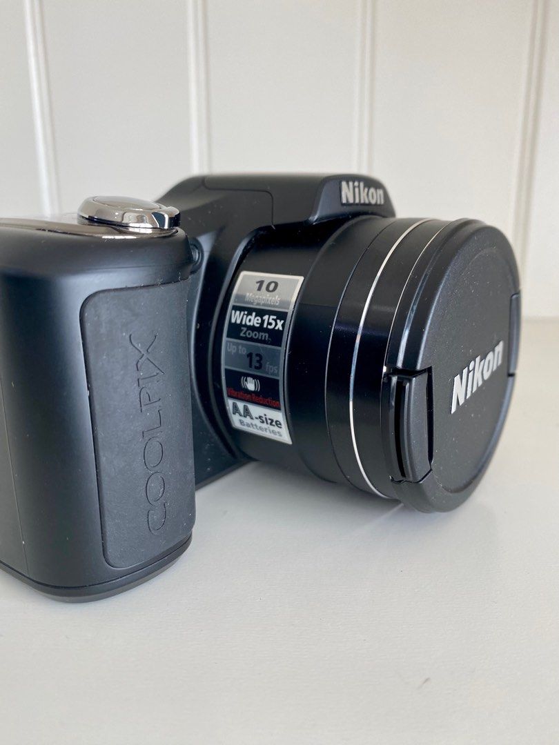 Nikon Coolpix L100 Matte Black, Photography, Cameras on Carousell
