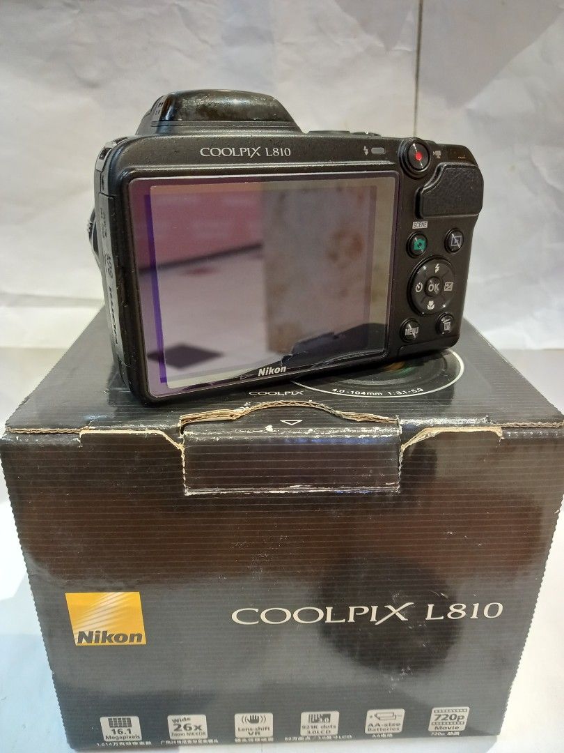 Nikon Coolpix L810 CCD Digital Cameras....Hardly used, Photography ...