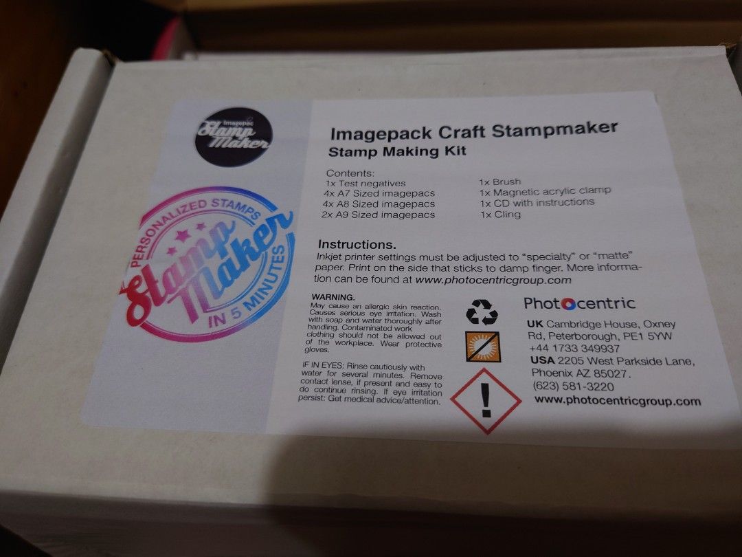 Photocentric - Non Haz Imagepac stamp maker a & Non Haz polymer sachets ...