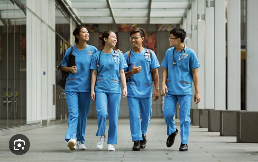 NUS nursing scrub size S, Everything Else on Carousell