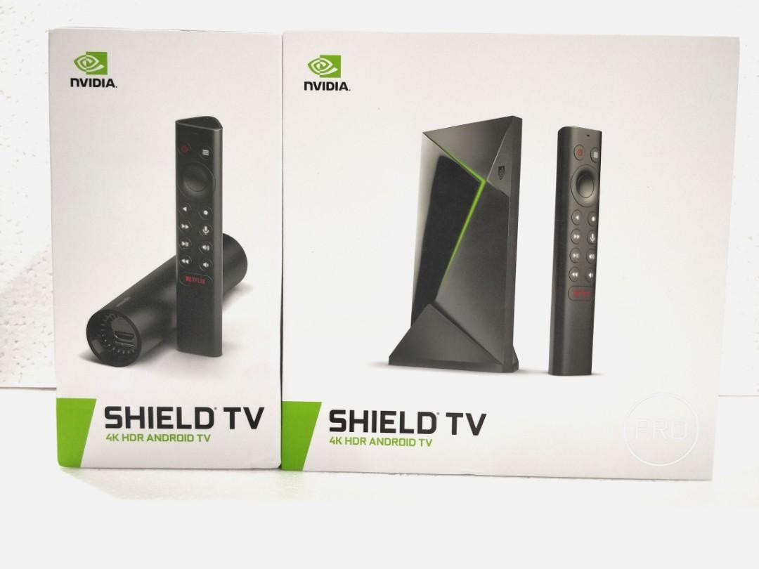 NVIDIA SHIELD Android TV Pro Streaming 4K HDR Media Player, TV & Home ...