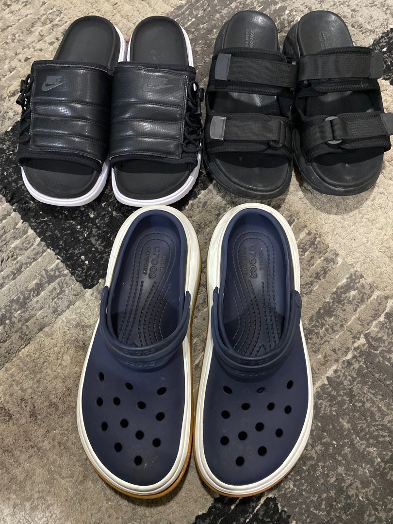 ORIGINAL PRELOVED CROCS NIKE DR WONG PACKED FOR 3 PAIRS, Men's Fashion ...