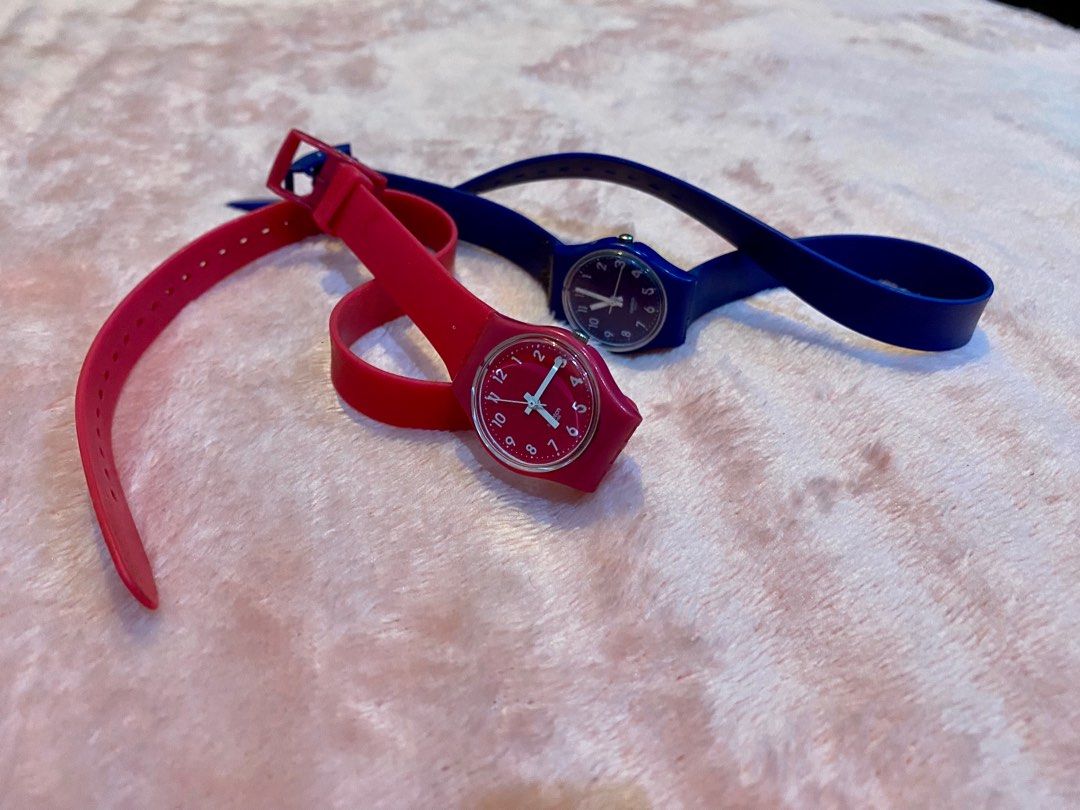 Original Swatch Long Strap Watch, Women's Fashion, Watches ...