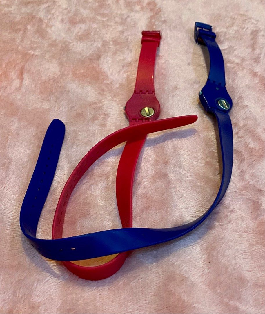 Original Swatch Long Strap Watch, Women's Fashion, Watches ...