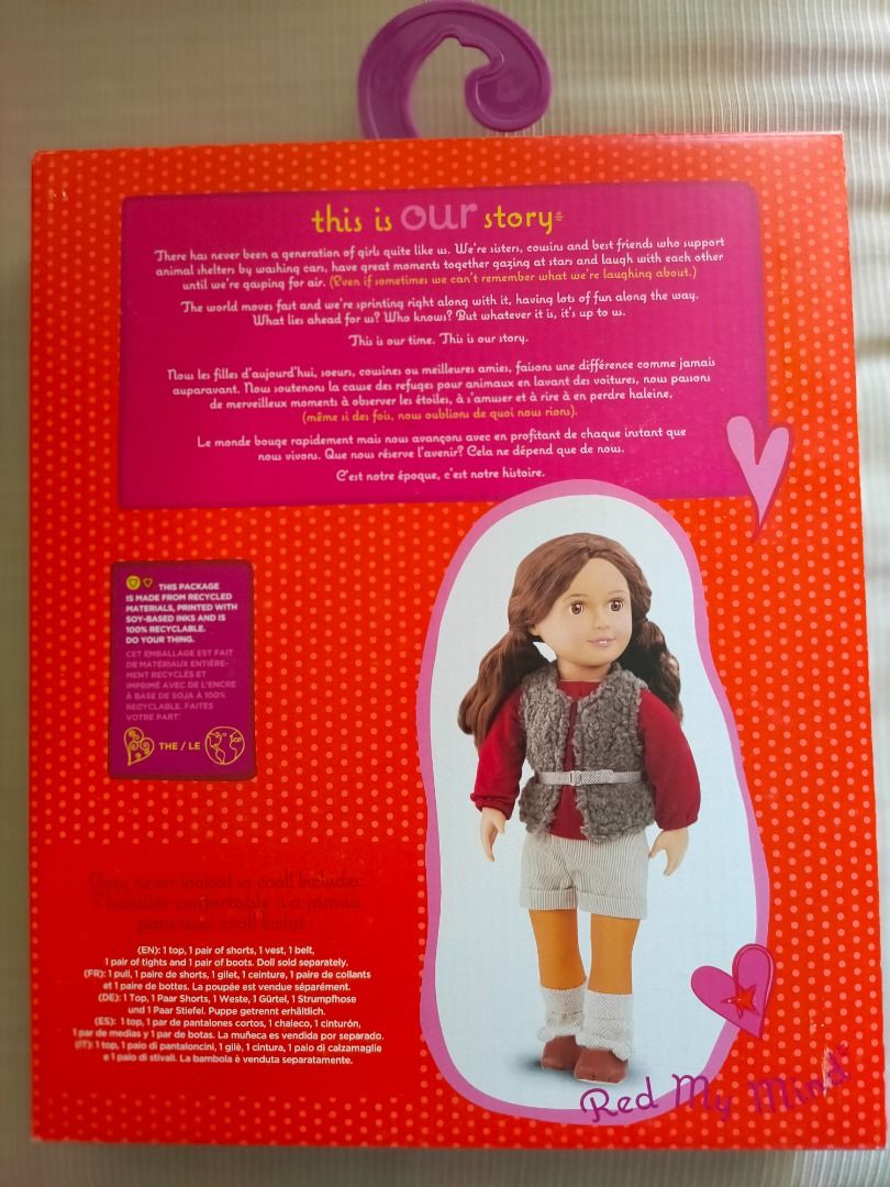 Our Generation Red My Mind Outfit. READY STOCK, ships from Singapore ...