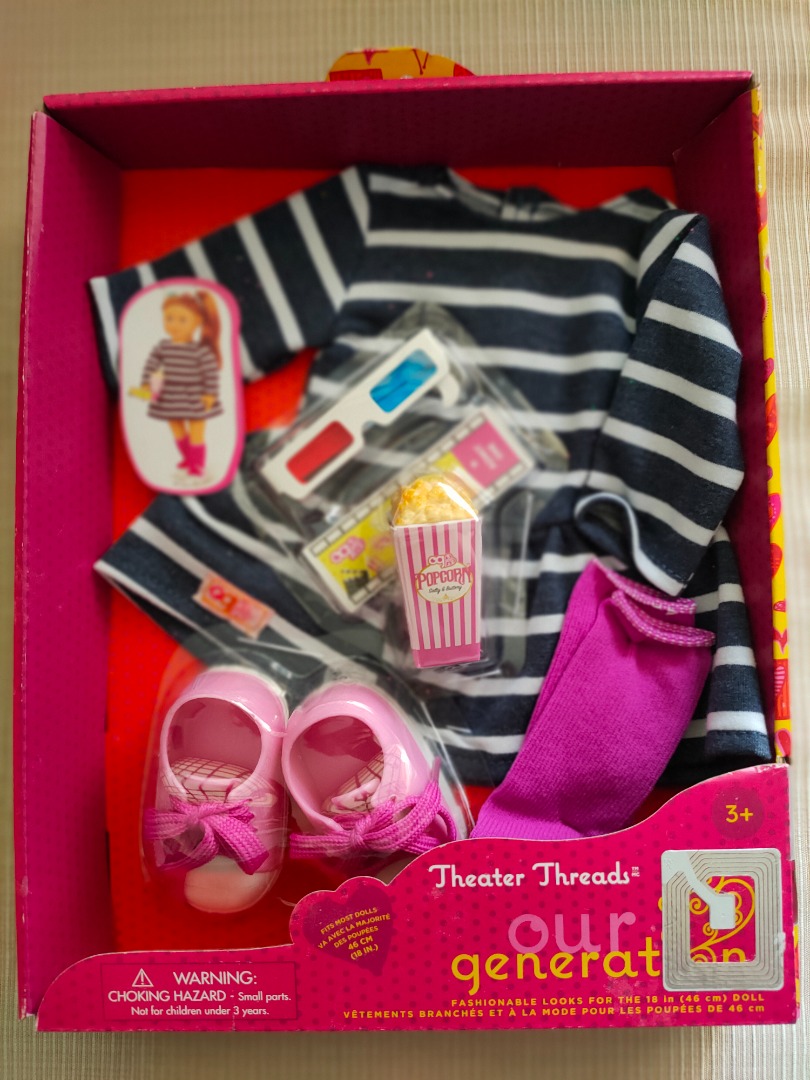 Our Generation Theatre Threads Outfit. READY STOCK, ships from ...
