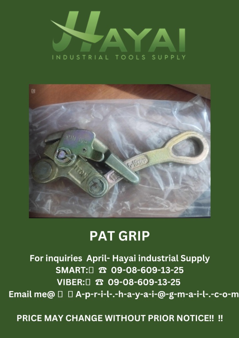 Pat grip, Commercial & Industrial, Construction Tools & Equipment on ...
