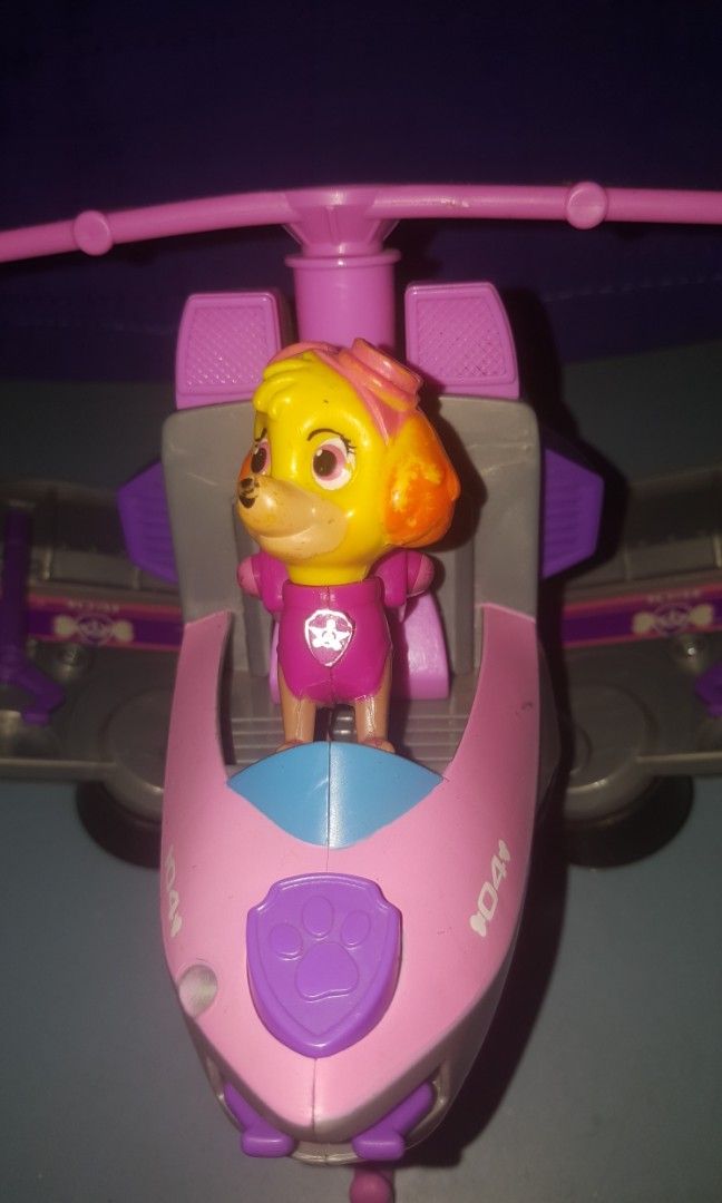 Paw Patrol Flip And Fly Skye 2 In 1 Transforming Vehicle With 8 Patrol Minifigures On Carousell