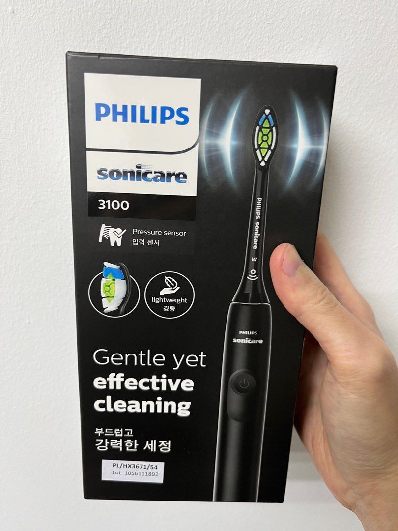 PHILIPS Sonicare 3100 Series Sonic Electric Toothbrush - HX3671/54 ...