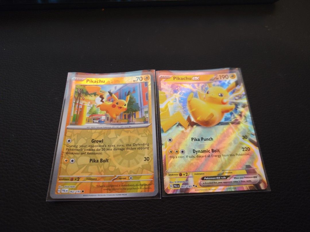 Pikachu EX Paldea Evolved, Hobbies & Toys, Toys & Games on Carousell