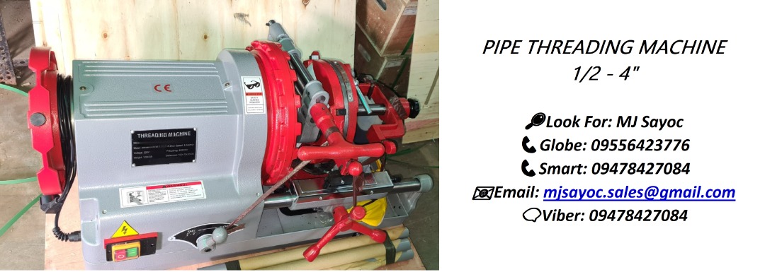 PIPE THREADING MACHINE (1/2 - 4") on Carousell