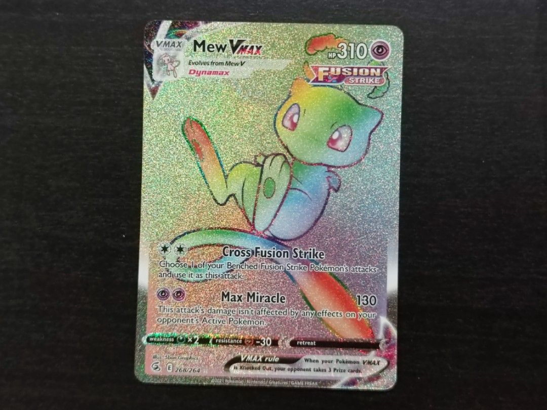 Pokemon Mew VMAX 268/264 Hyper Rare, Hobbies & Toys, Toys & Games on ...