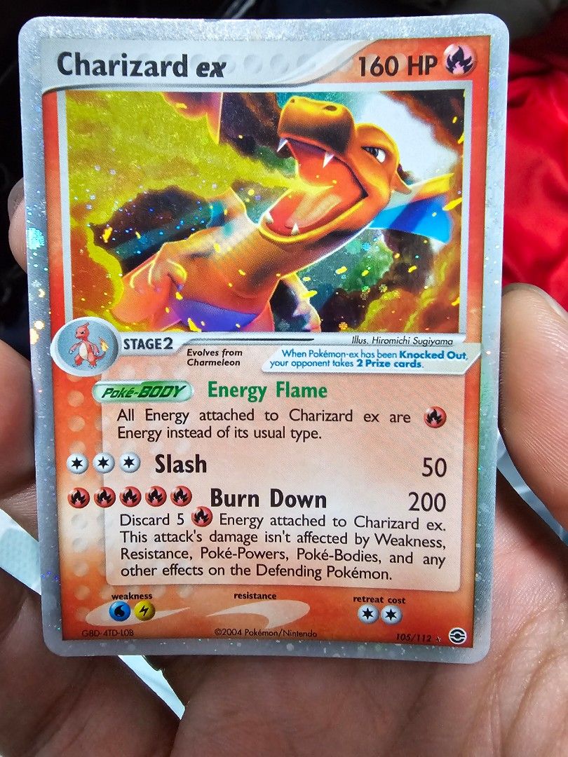 Pokemon TCG Fire Red & Leaf Green Charizard ex, Hobbies & Toys, Toys ...
