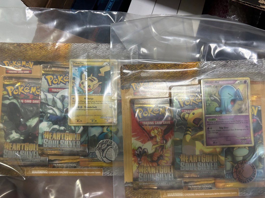 Pokemon TCG HGSS base set tri-blister, Hobbies & Toys, Toys & Games on ...