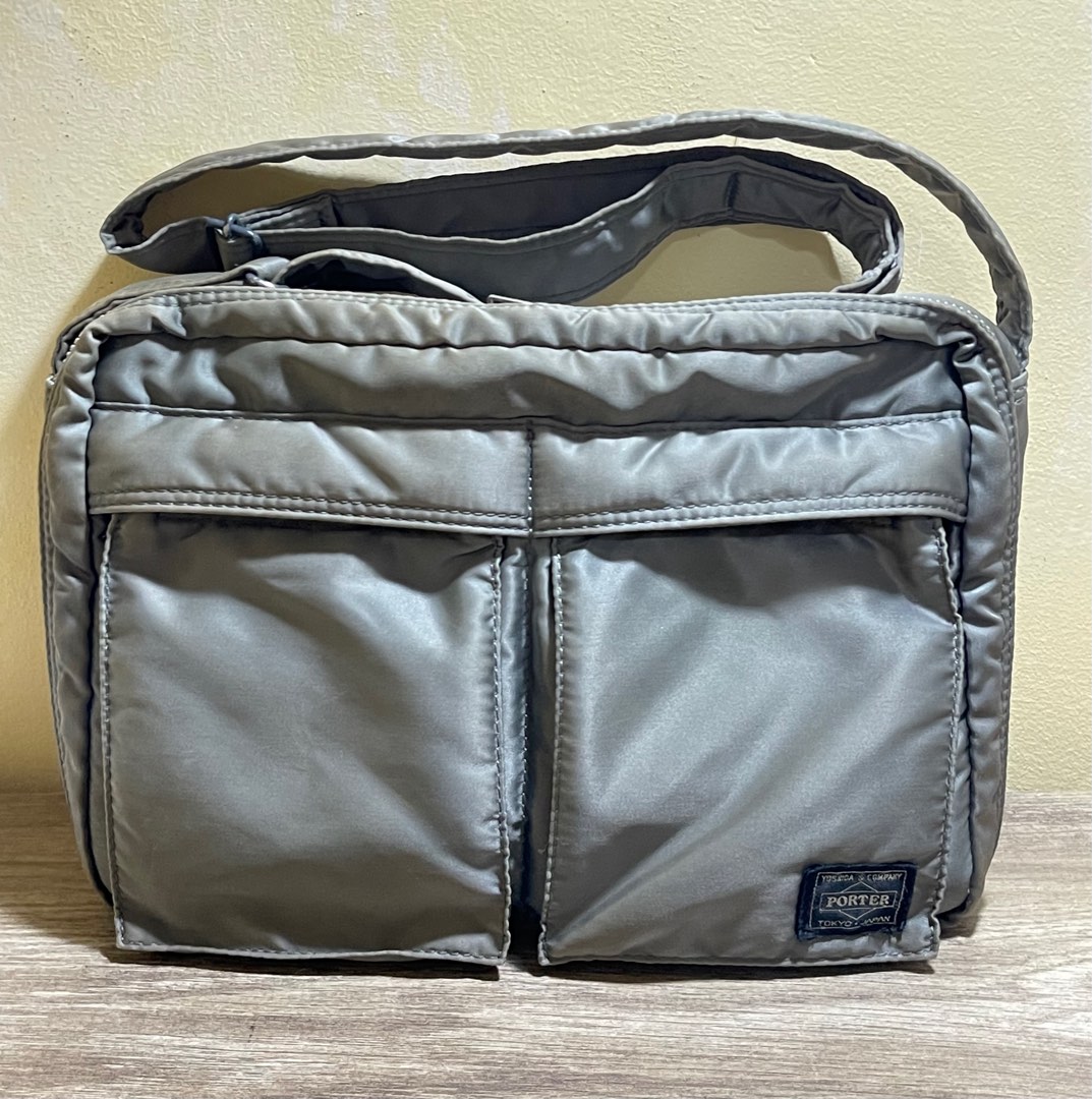 Porter Tanker Sling Bag (Silver Gray) on Carousell