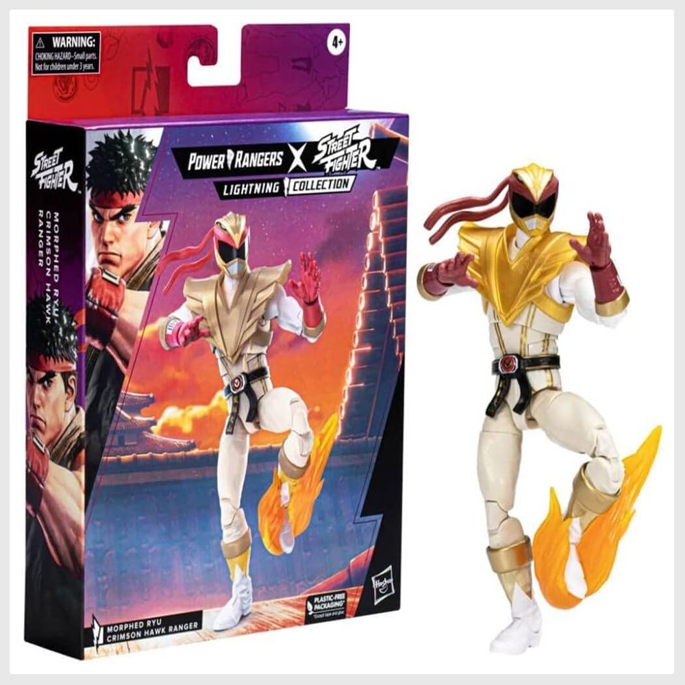 Power Rangers X Street Fighter Lightning Collection Morphed Ryu Crimson ...