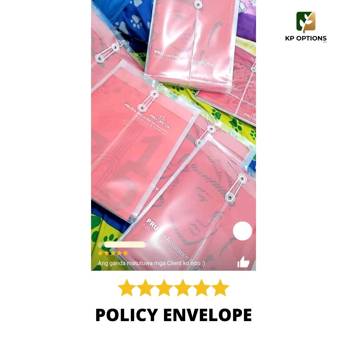 PREMIUM Clear Document Expandable Poly Envelope with String (Calling ...