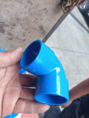 PVC Blue Elbow on Carousell