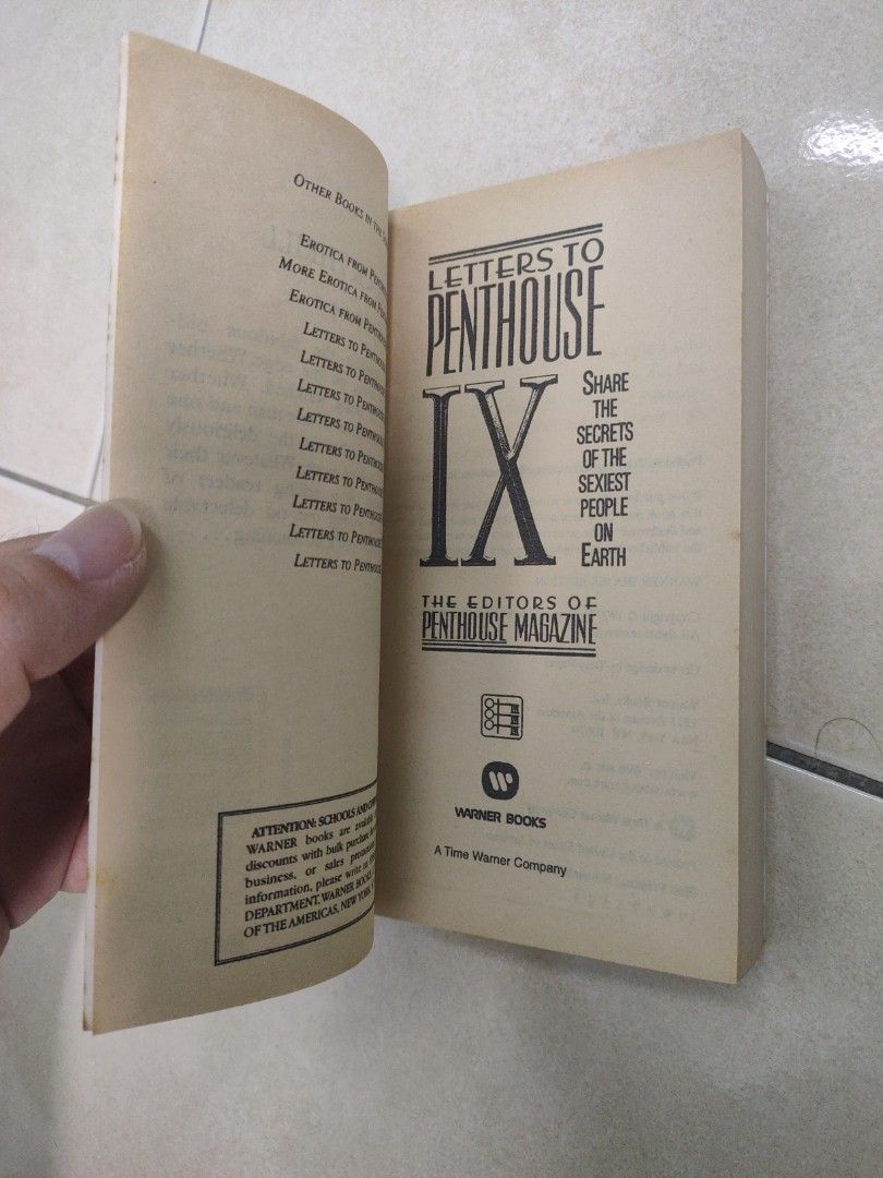 [Rare] Letters to Penthouse IX by Penthouse Magazine (Rated R ...
