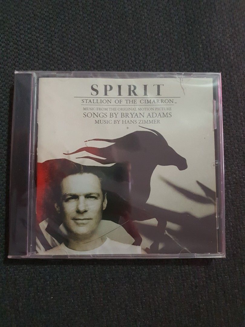 Rare OST Bryan Adams Spirit: Stallion of the Cimarron, Hobbies & Toys ...