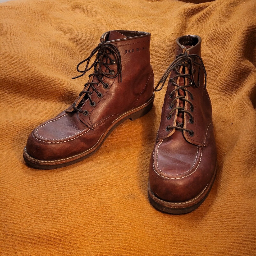 Rare Red Wing 213 US11D Moc Toe Oxblood, Men's Fashion, Footwear, Boots ...
