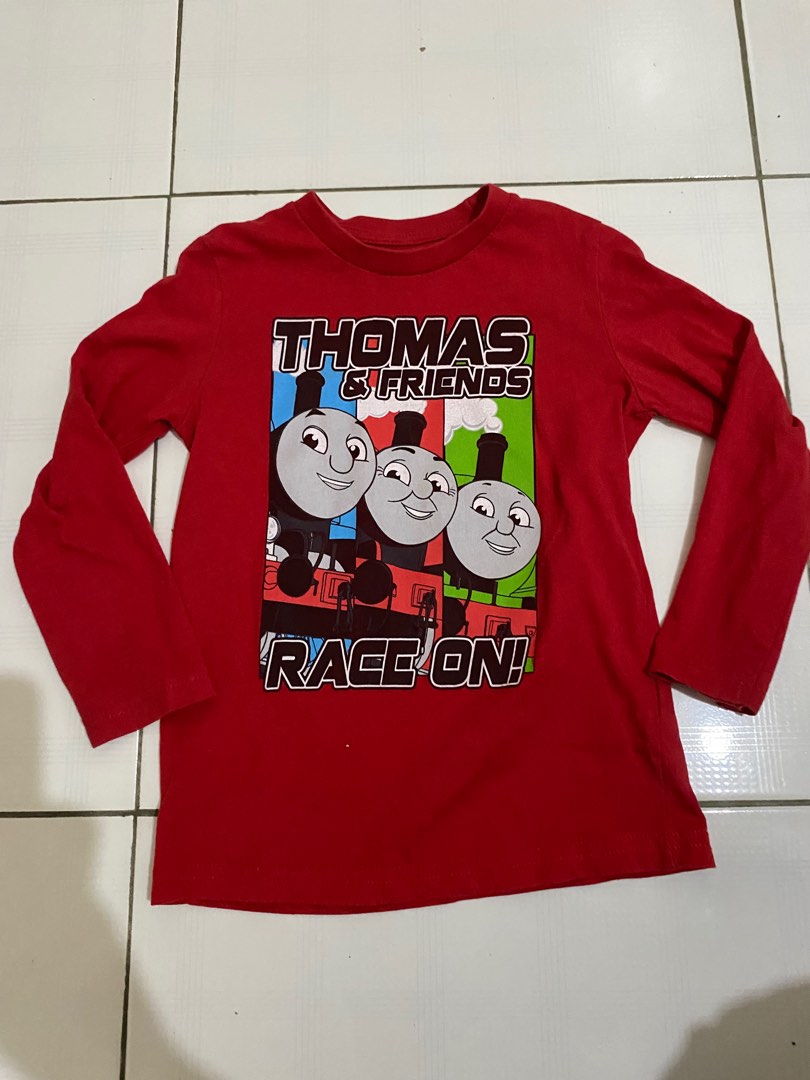 Red Thomas and Friends Longsleeves, Babies & Kids, Babies & Kids ...
