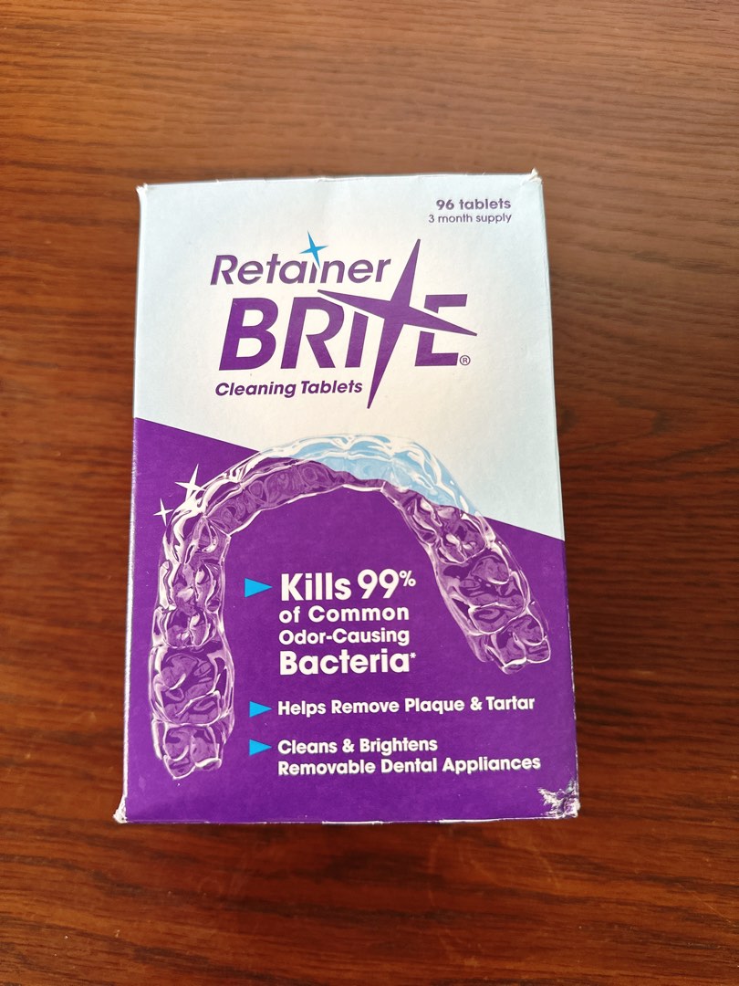 Retainer Brite Cleanning tablets, Beauty & Personal Care, Oral Care on ...