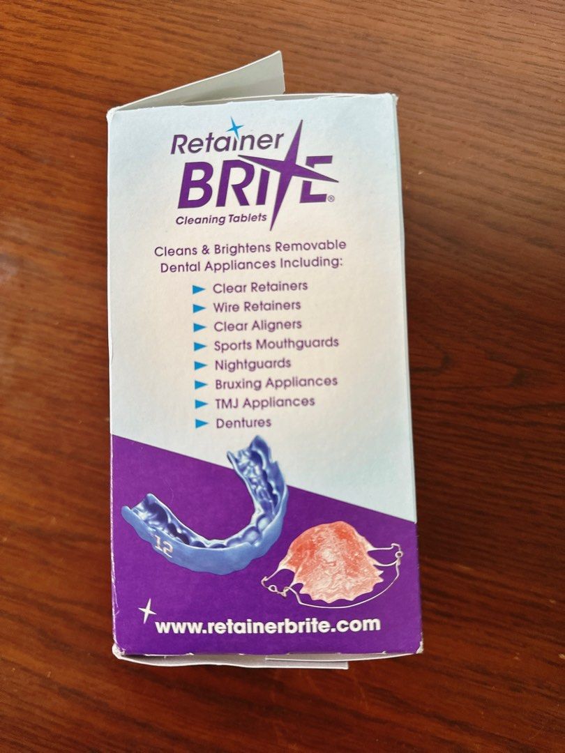 Retainer Brite Cleanning tablets, Beauty & Personal Care, Oral Care on ...