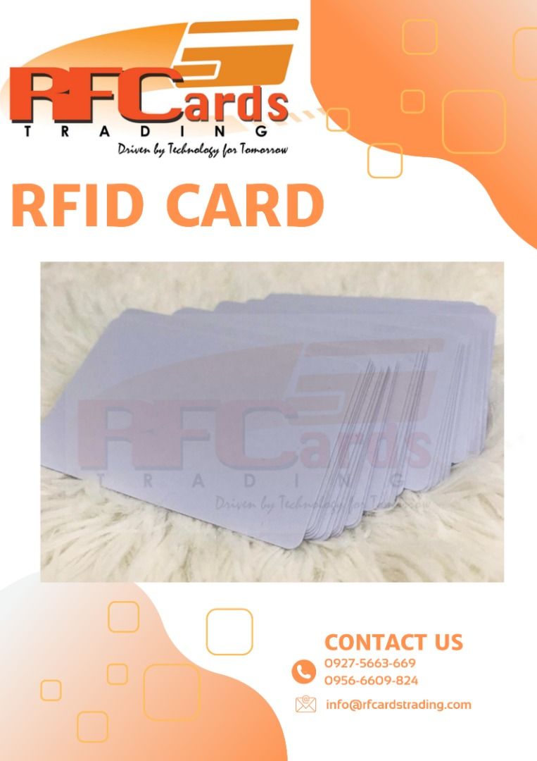 RFID CARD PLAIN WHITE SCHOOL ID TIME ATTENDANCE COMPANY ID, Mobile Phones & Gadgets, Mobile ...