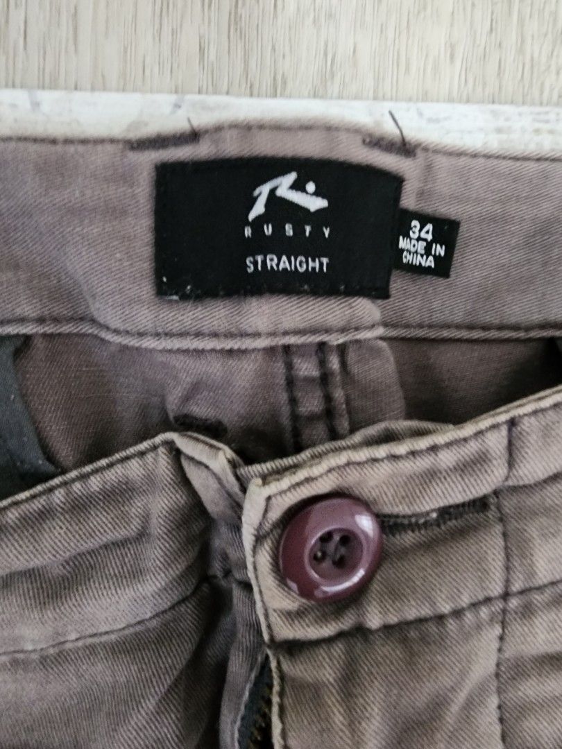 Rusty Cargo Pants, Men's Fashion, Bottoms, Trousers on Carousell