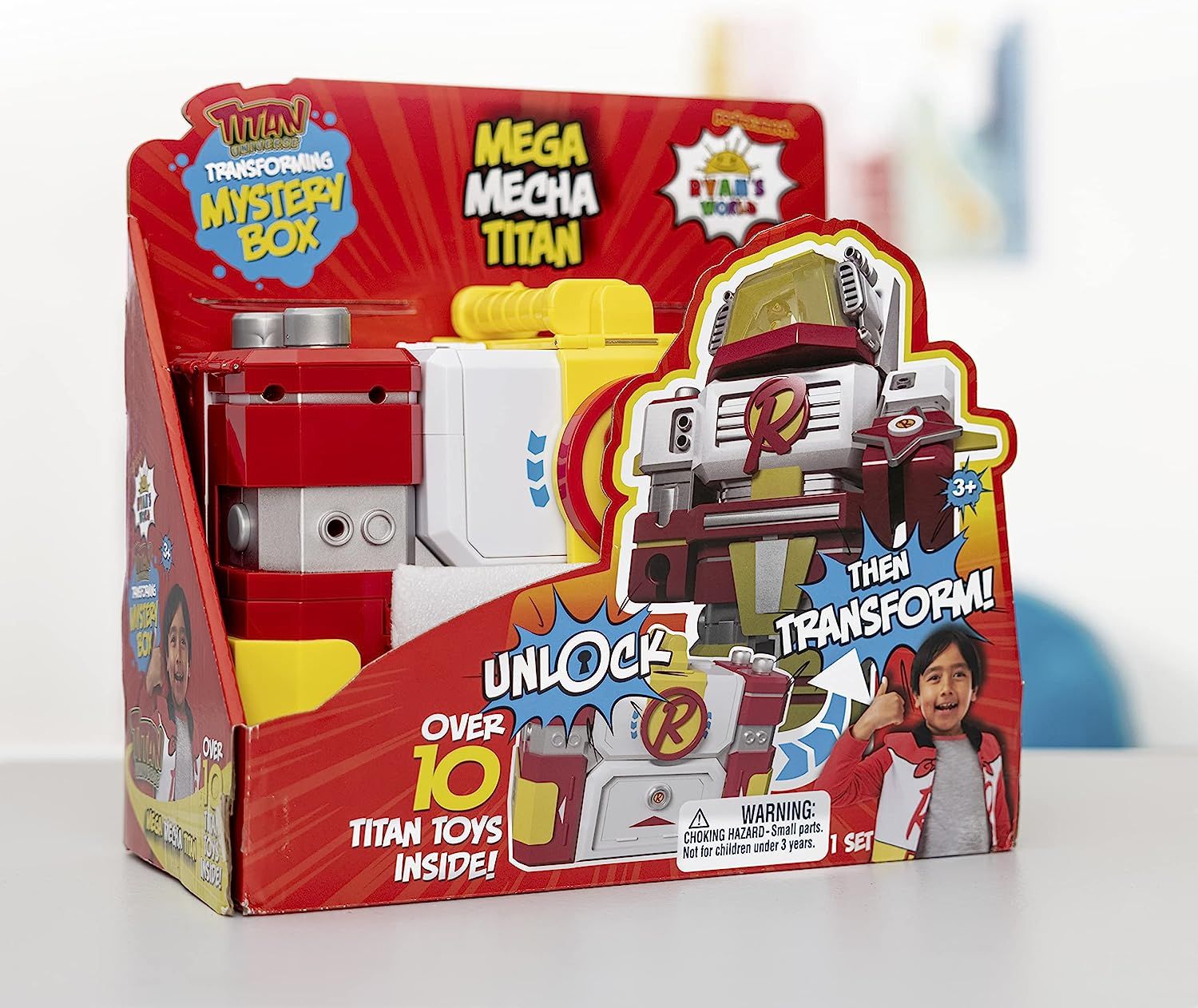 RYAN'S WORLD Mega Mecha Titan, Multicolored, Hobbies & Toys, Toys ...