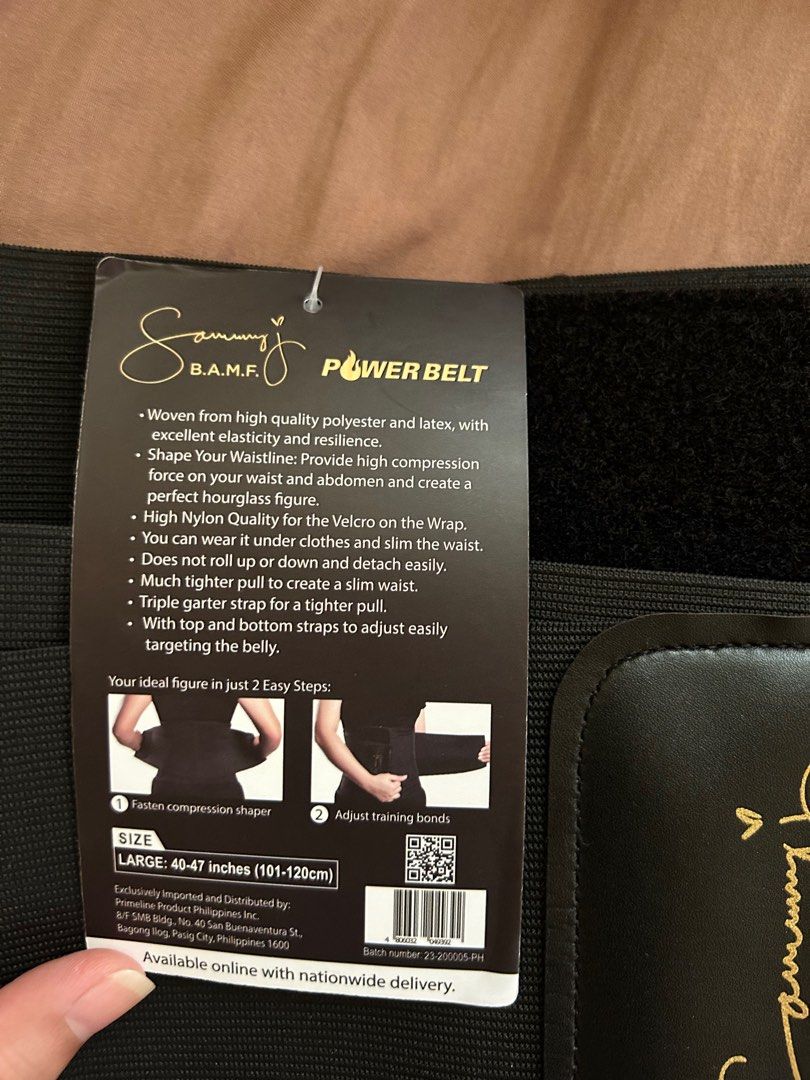 Sammy J Powerbelt V5.0 Large (40-47in), Sports Equipment, Exercise ...