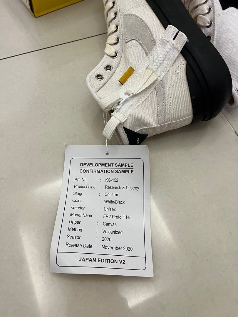 Sepatu FXXKING RABBIT FR2 X COMPASS Proto High Japan V2 size 27 cm ...