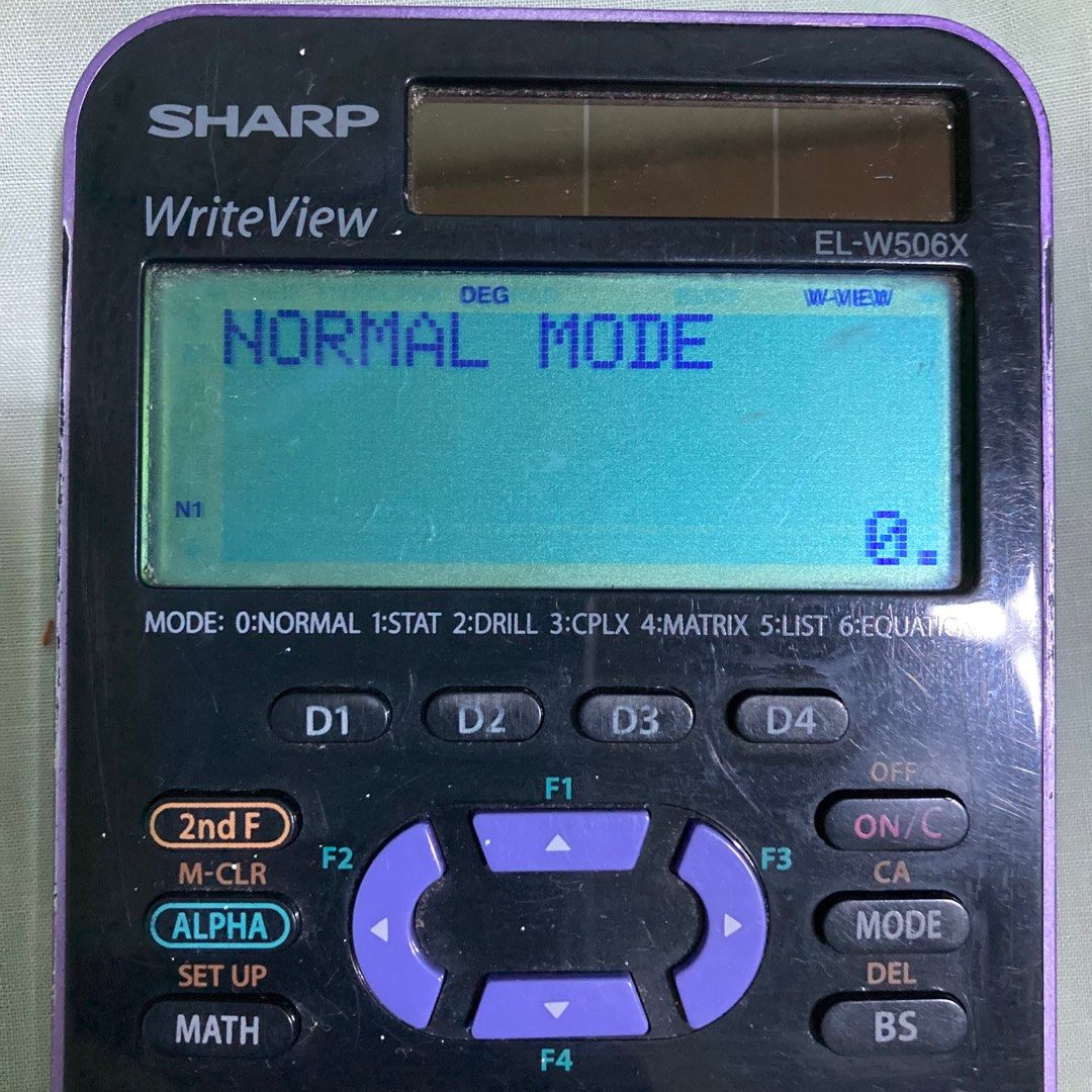 Sharp EL-W506X VL Scientific Calculator Purple 556 Functions, Hobbies ...