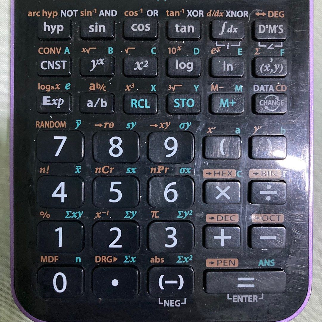 Sharp EL-W506X VL Scientific Calculator Purple 556 Functions, Hobbies ...