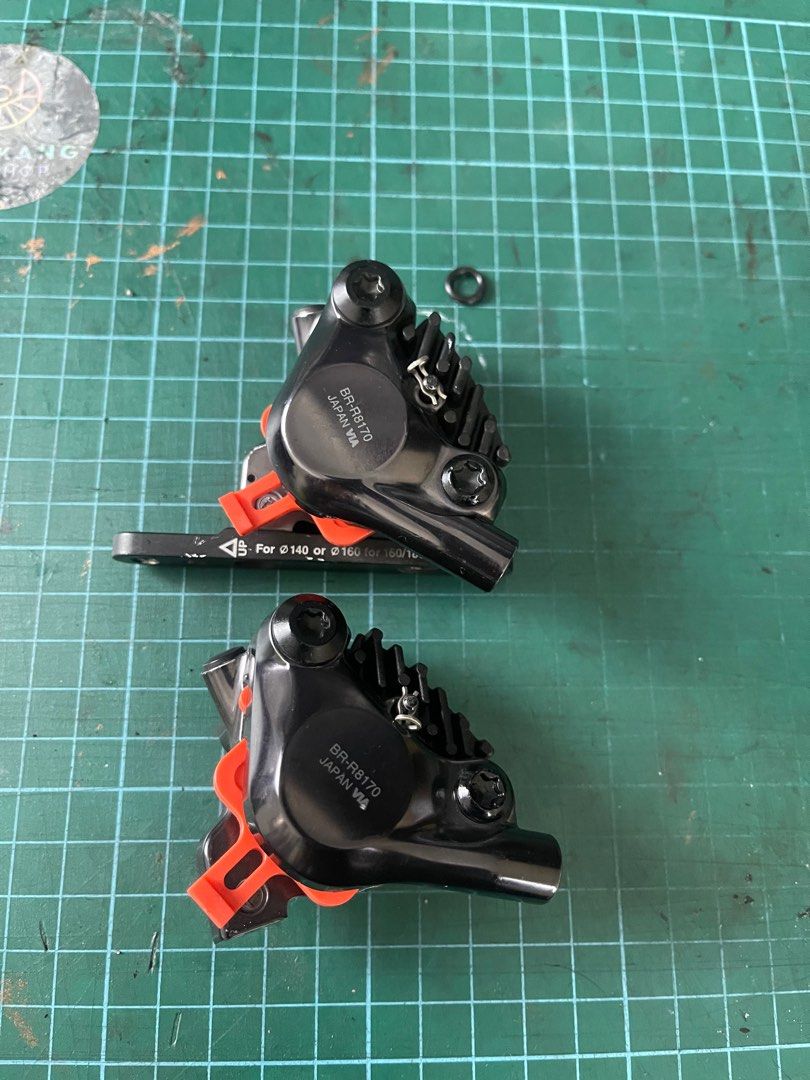 Shimano ultegra r8170 disc brake calipers pads di2 groupset brakeset ...