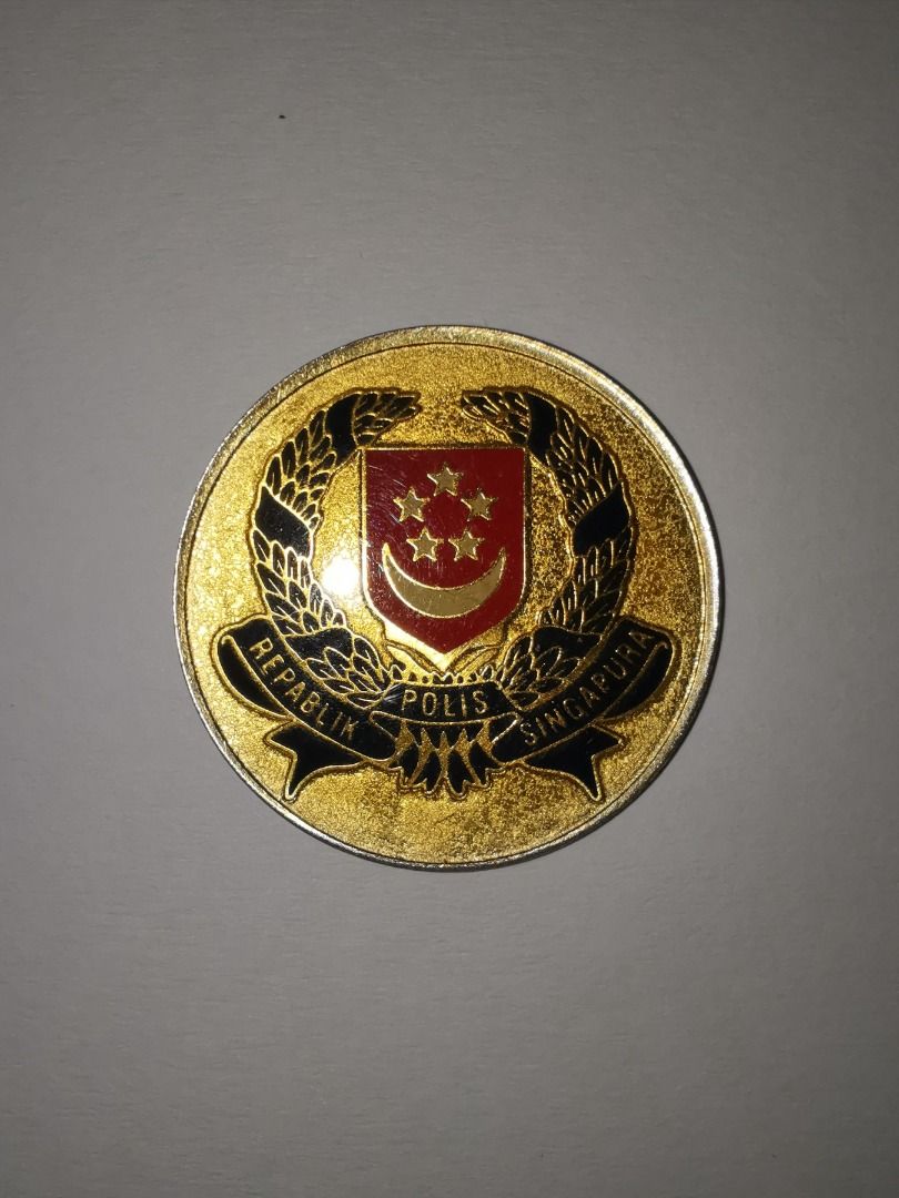Singapore Police Force (SPF) Badges, Hobbies & Toys, Memorabilia ...