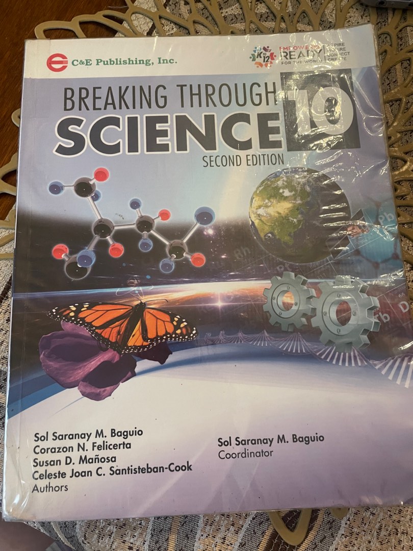 Slightly Used Grade 10 Science Book Breaking Through Science Second ...