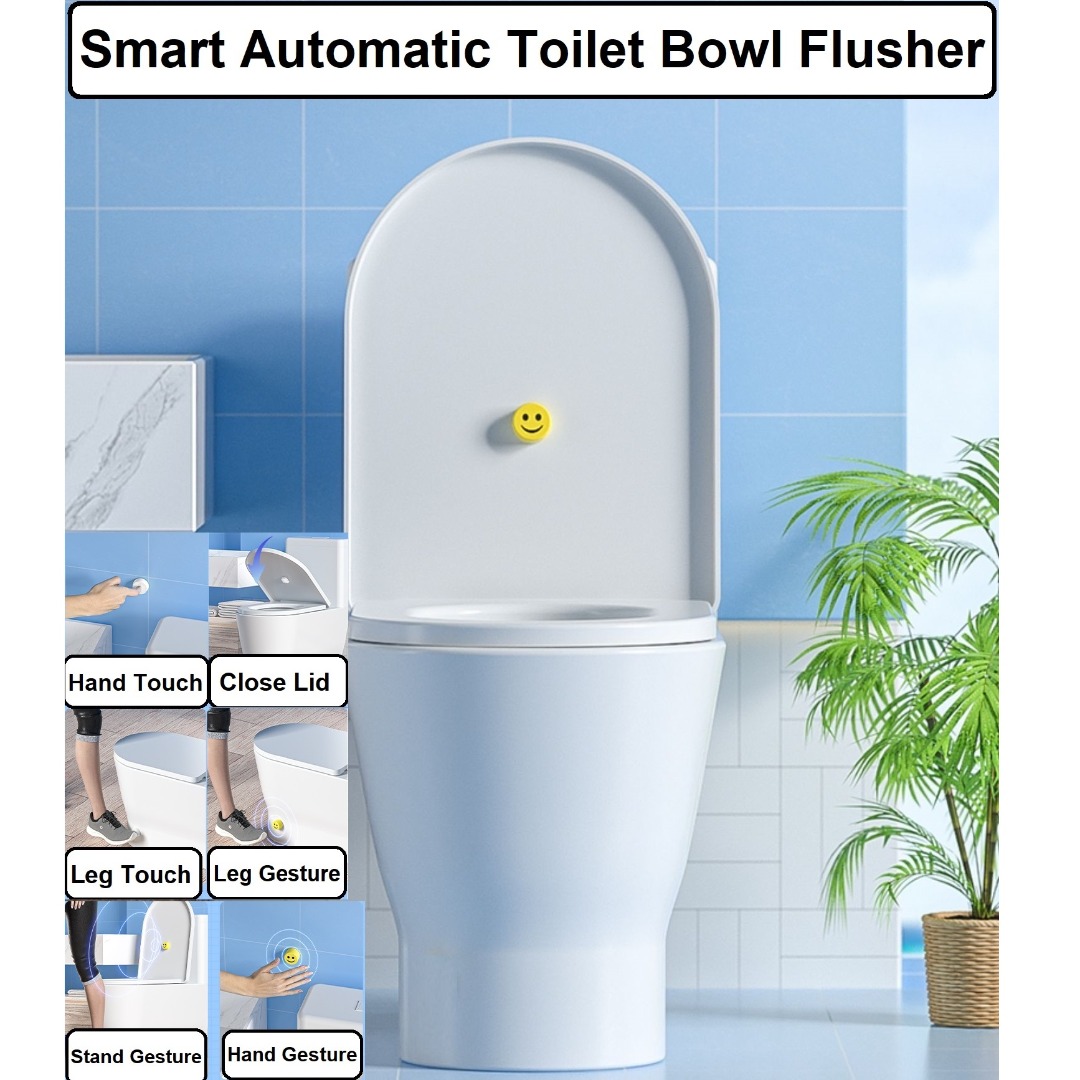 Smart Automatic Toilet Bowl Auto Flusher 2.0 (Stand Gesture Only ...