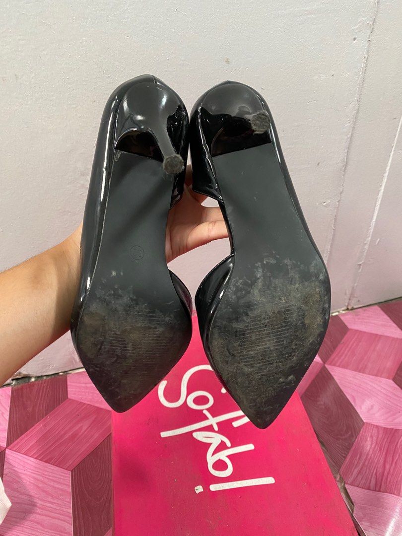 Sofab Black High Heels On Carousell