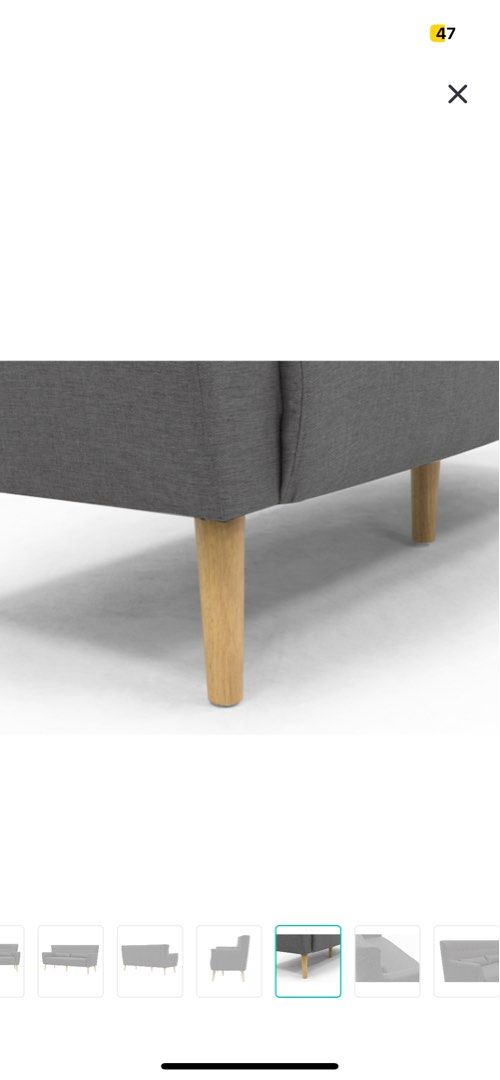 sofia 3 seater sofa, Furniture & Home Living, Furniture, Sofas on Carousell