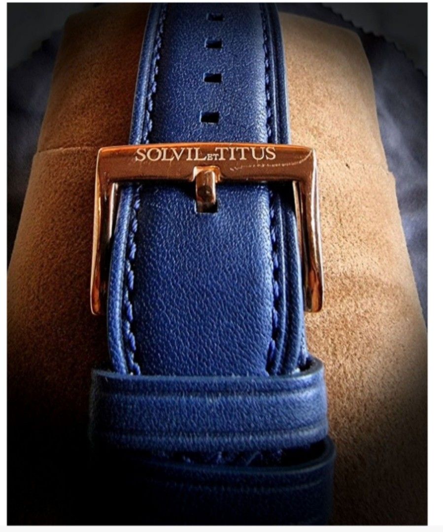 Solvil Et Titus Rose Gold Chrono, Men's Fashion, Watches & Accessories ...