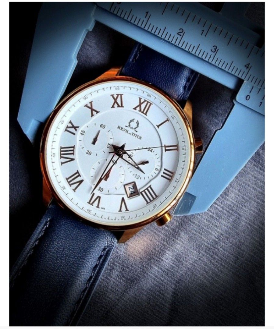 Solvil Et Titus Rose Gold Chrono, Men's Fashion, Watches & Accessories ...
