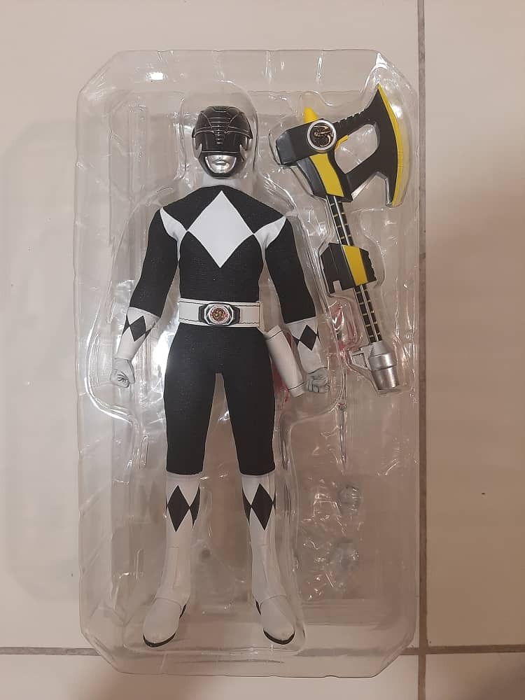 Somebody Figureborn Mighty Morphin Power Rangers Black Ranger 1/9 Scale ...