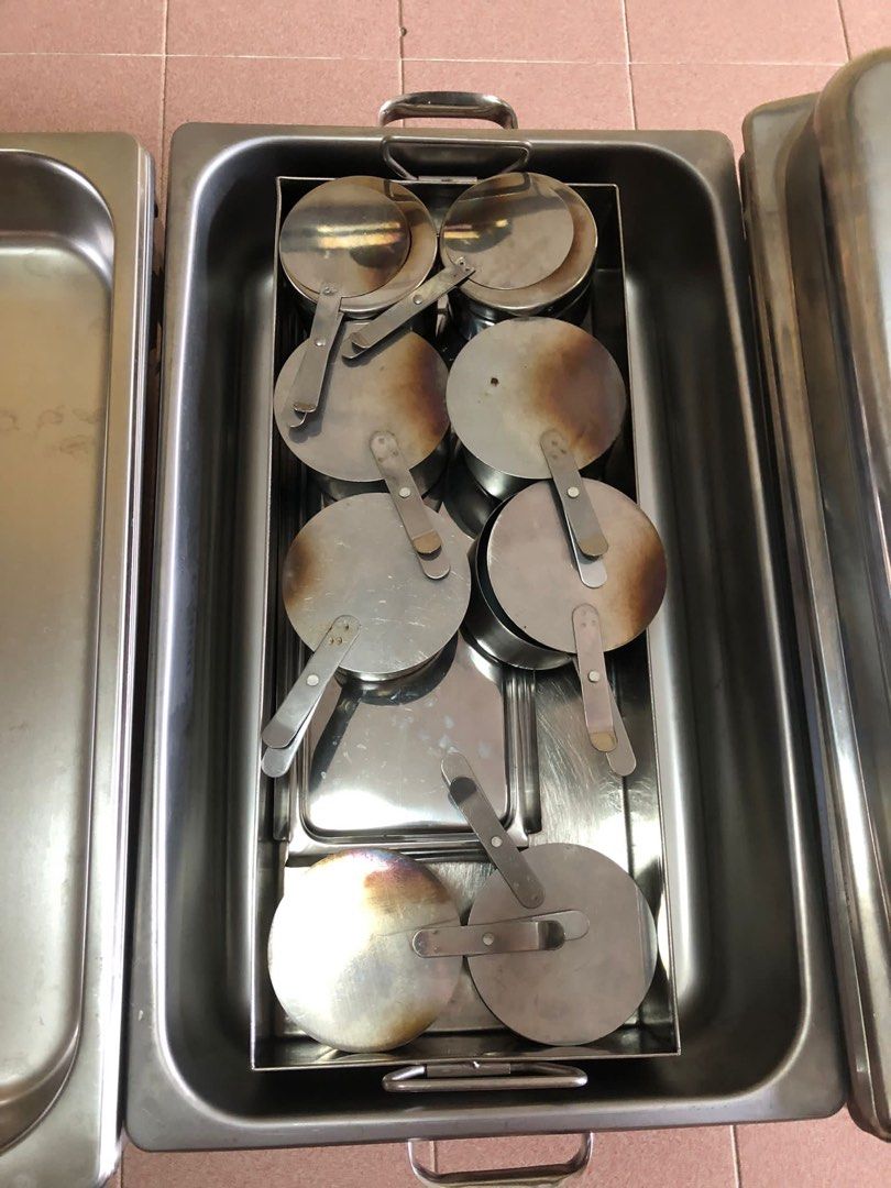 Stainless steel buffet tray, Furniture & Home Living, Kitchenware ...