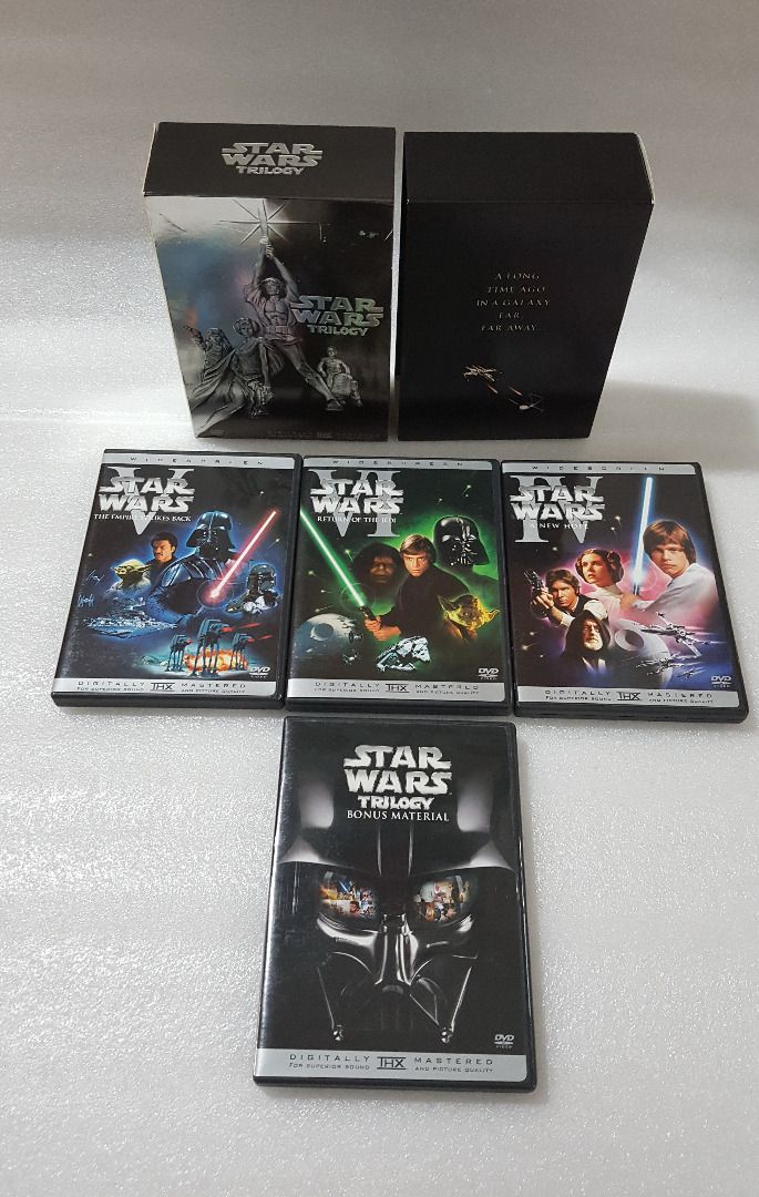 Star Wars Trilogy 2004 Movie Collection (A New Hope / The Empire ...