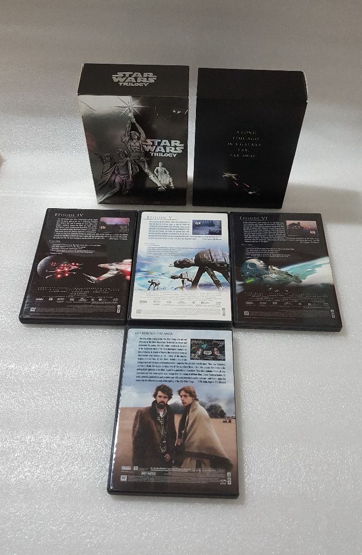 Star Wars Trilogy 2004 Movie Collection (A New Hope / The Empire ...