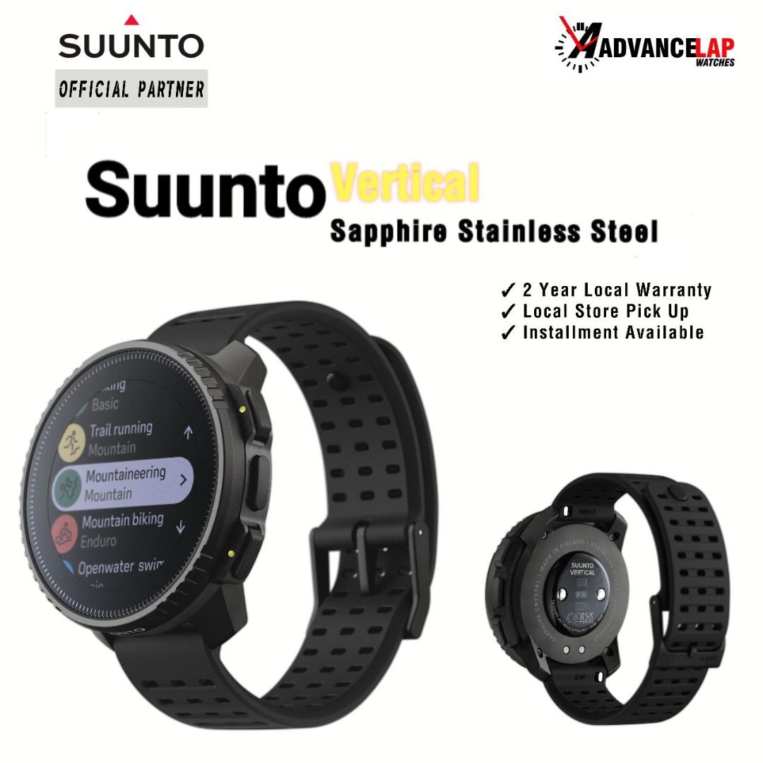 SUUNTO VERTICAL Titanium Solar / Stainless Steel, Luxury, Watches on Carousell
