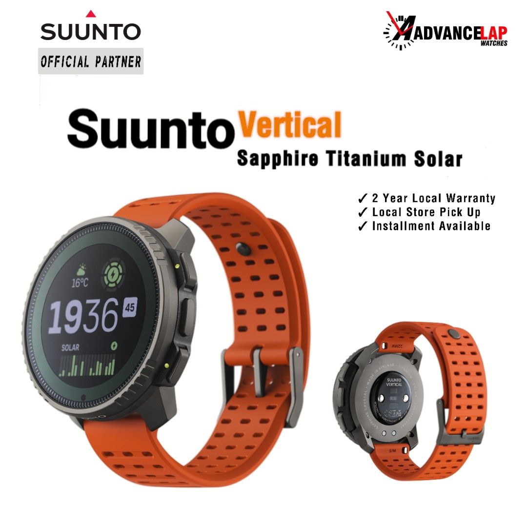SUUNTO VERTICAL Titanium Solar / Stainless Steel, Luxury, Watches on ...